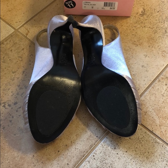 Touch of Nina | Shoes | Silver 3 Inch Heels | Poshmark